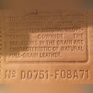 Coach | Bags | Coach Vintage Handcrafted Leather Hampton Satcheltan ...